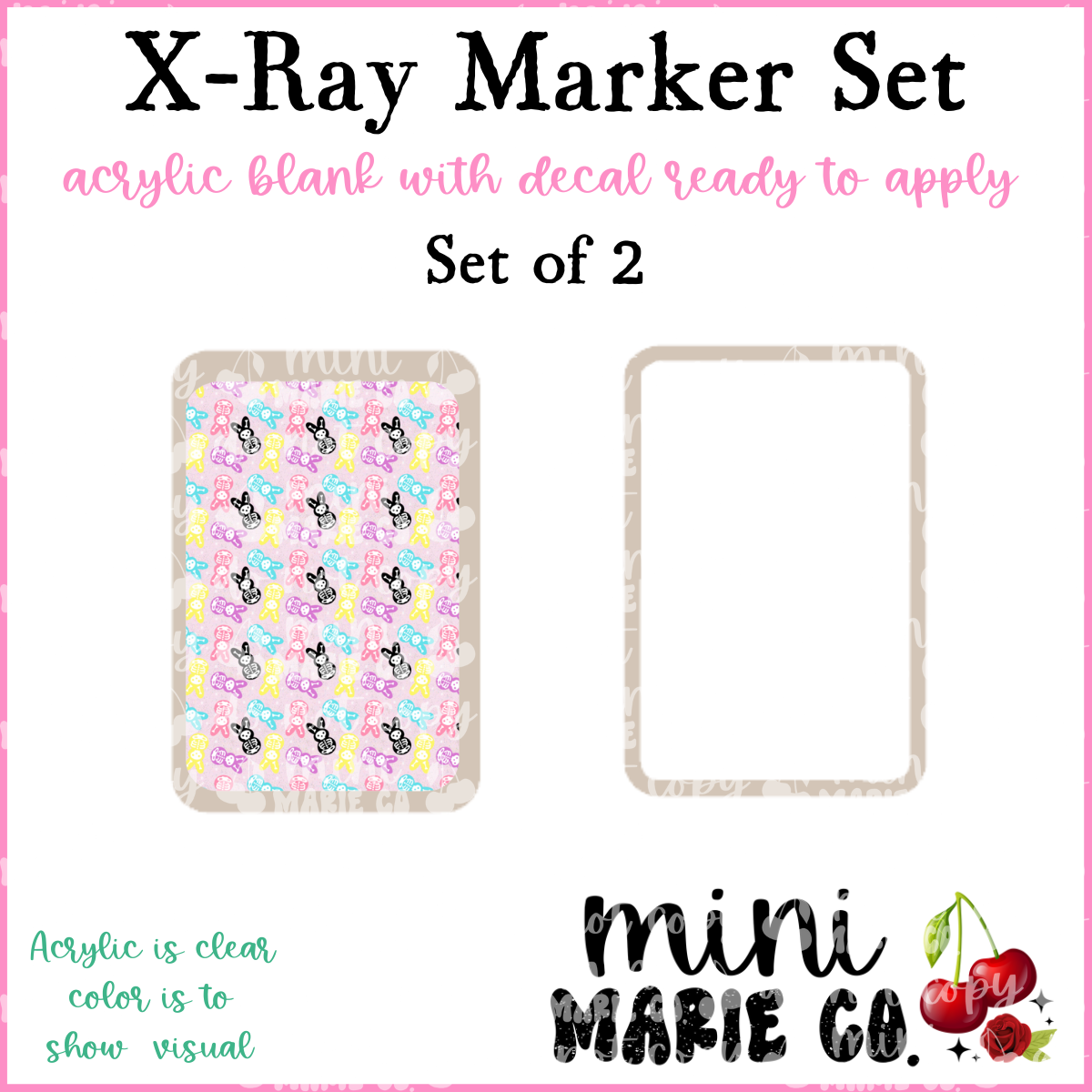 Skellie Peeps X-Ray Marker – Mini Marie CO.