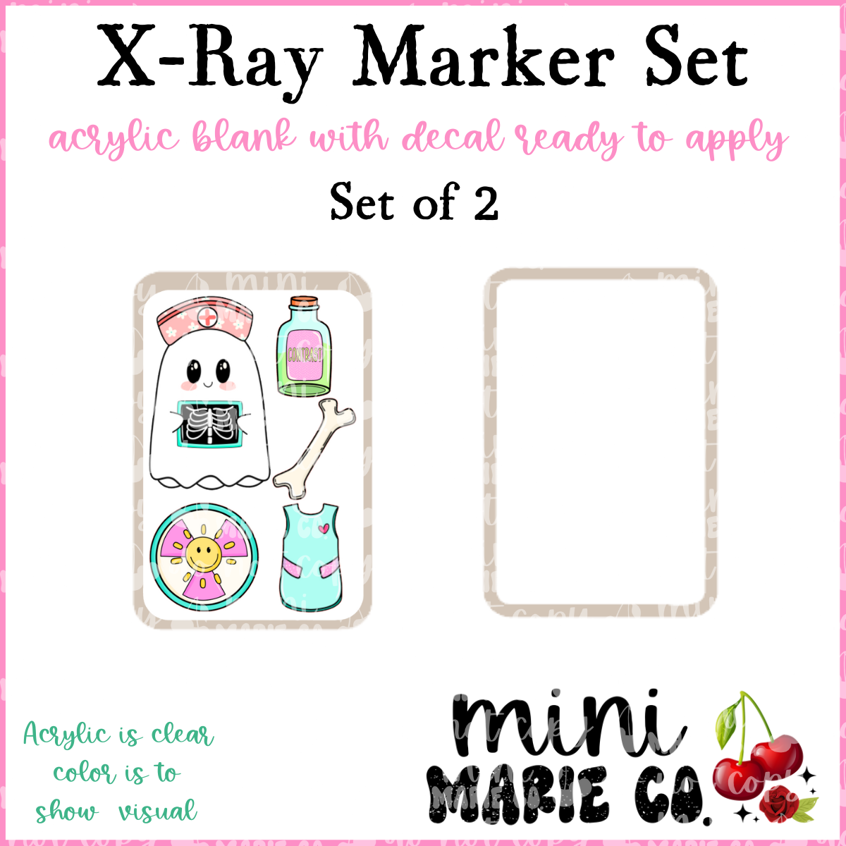 Ghost Rad X-Ray Marker – Mini Marie CO.